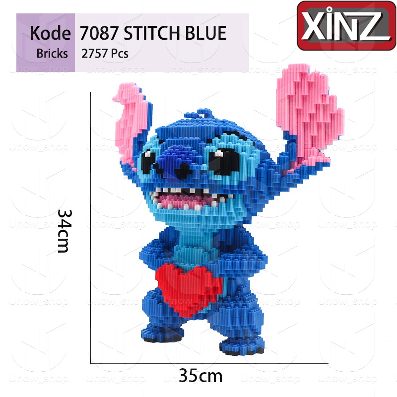 Jual Nano Block STITCH Lilo Angel BLUE & PINK Series| Bricks education ...