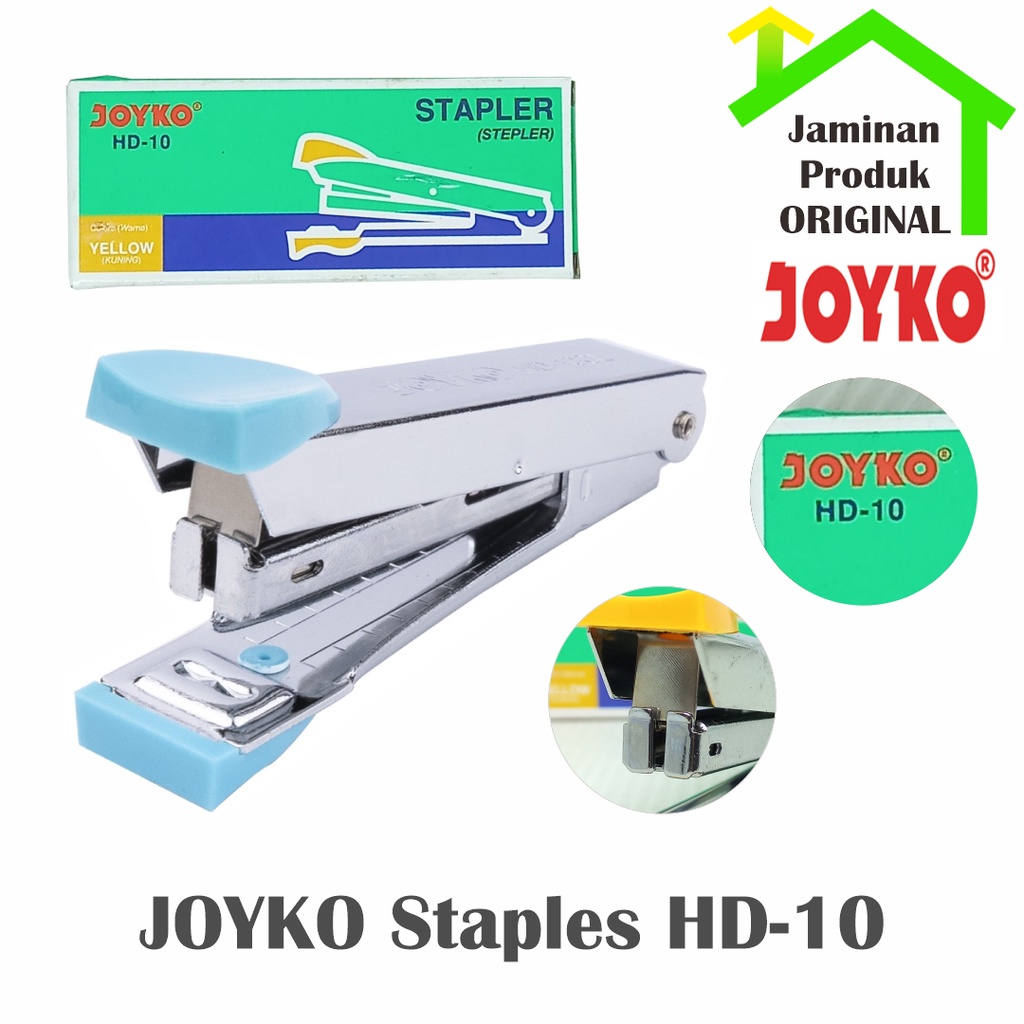 Jual JOYKO Stapler HD-10 Hekter Kecil Staples Besi Cekrekan Jepretan | Shopee Indonesia