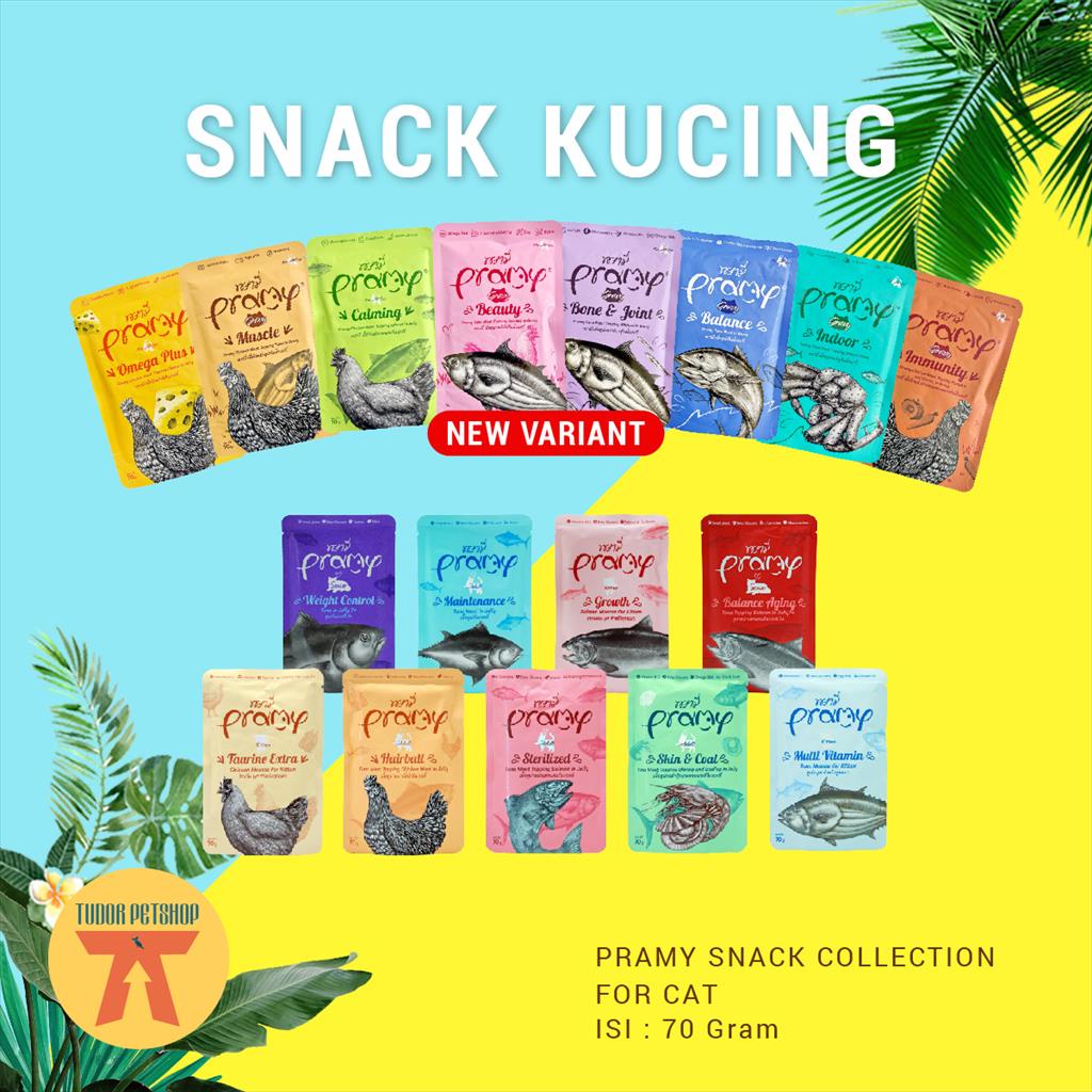 Jual MAKANAN BASAH KUCING PRAMY POUCH / SACHET CAT FOOD 70GR | Shopee ...