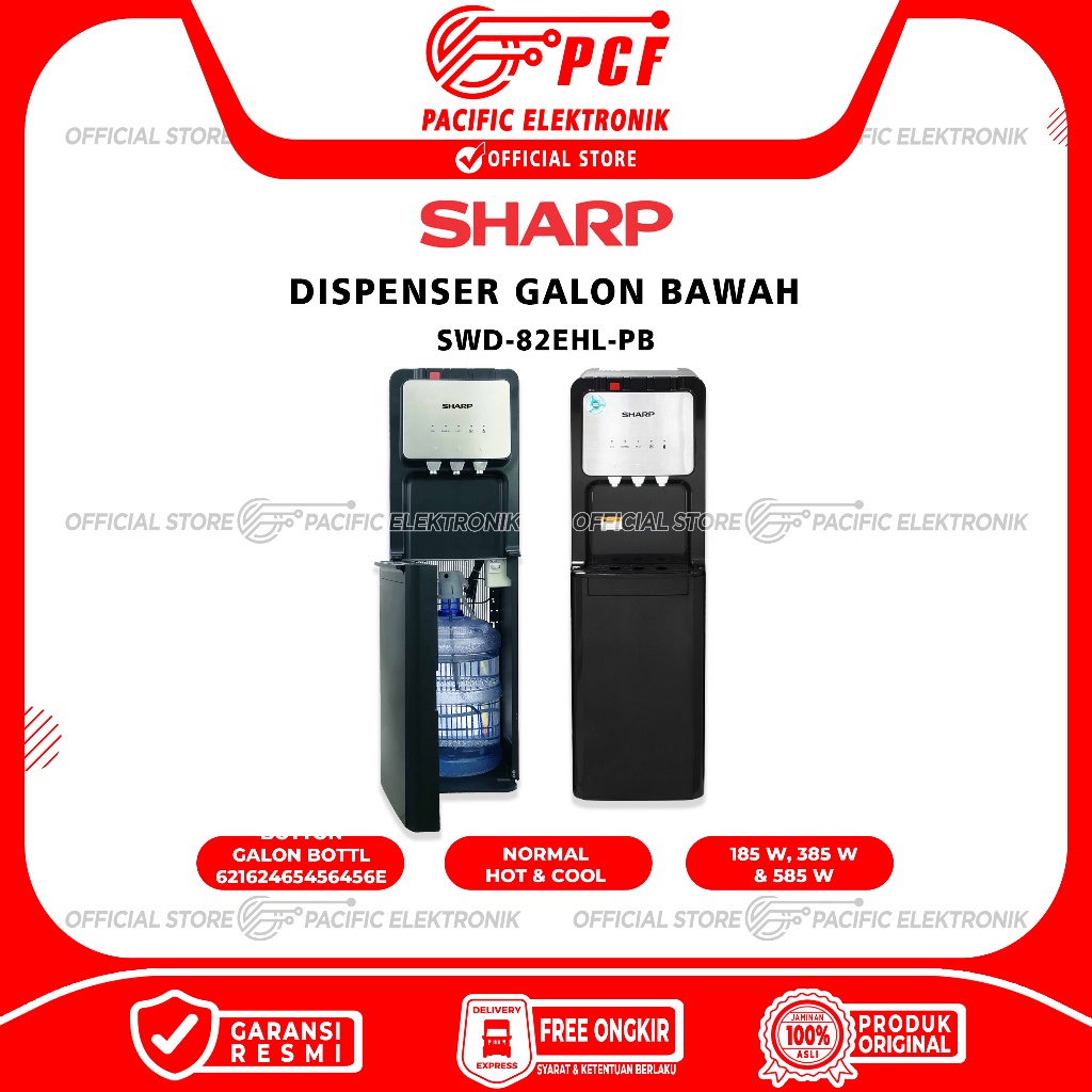 Jual Dispenser Sharp Galon Bawah SWD-82EHL-PB / 82EHL | Shopee Indonesia