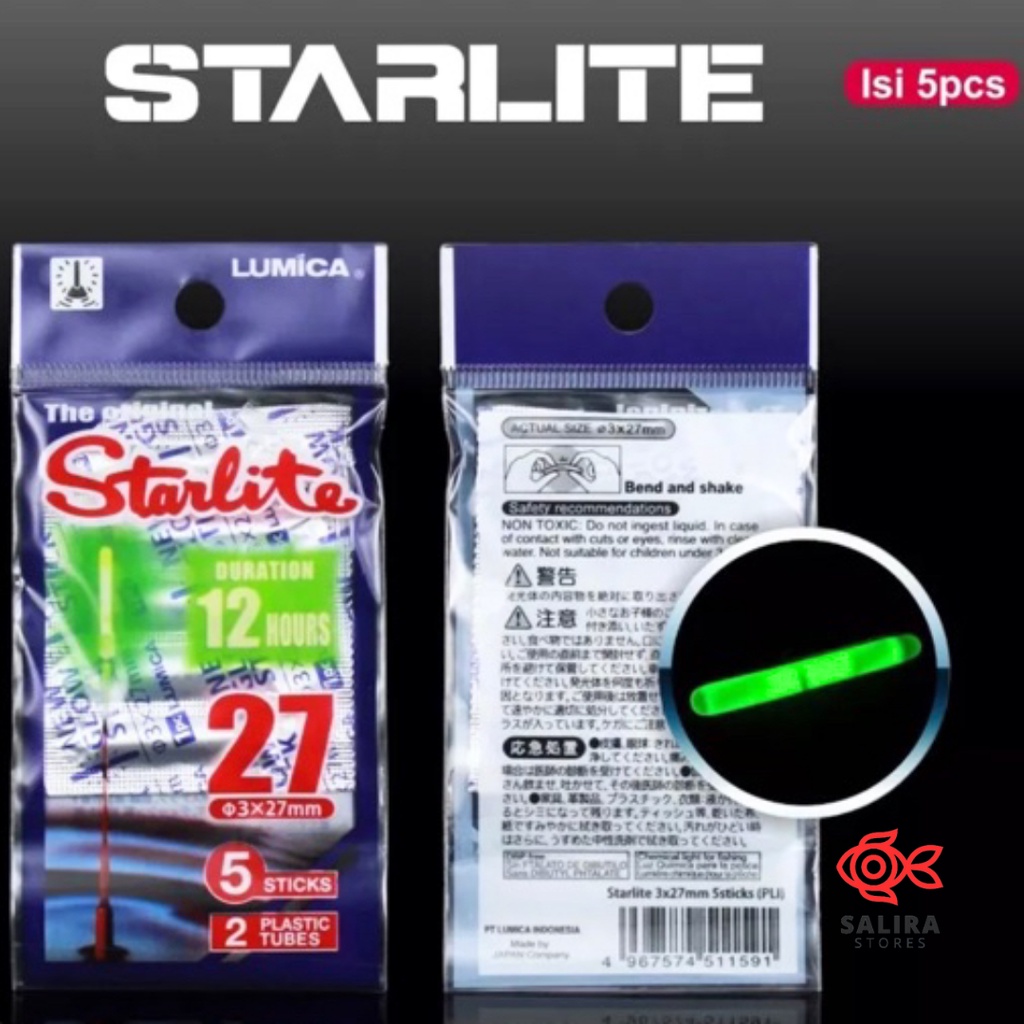 Jual Starlite Lumica isi 5 Starlite Pancing / Fosfor lampu isi 5 PCS ...