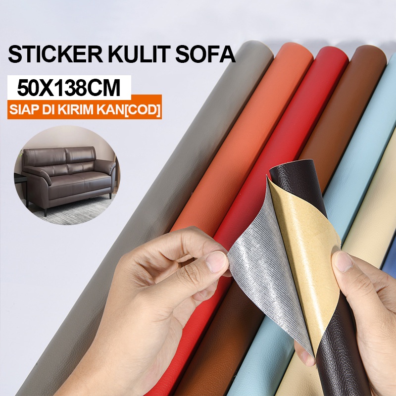 Jual sticker sofa Sticker Kulit Sofa bahan kulit Kulit Perbaikan Diri ...