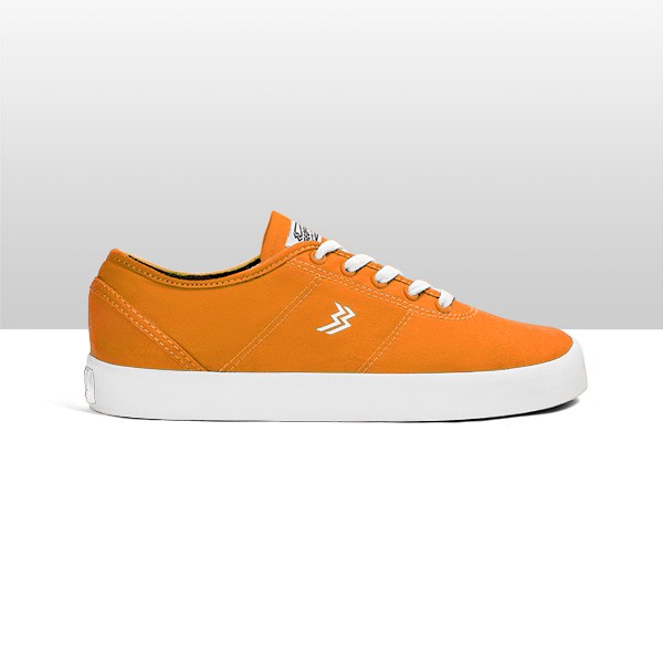 Jual Geoff Max - Ethan Orange White | Shoes Vulcanized | Sepatu ...