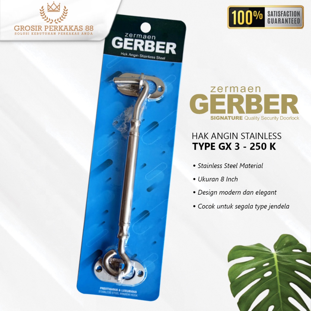 Jual Hak Angin Jendela Penahan Pengait Cantolan Cendela Stainless ...