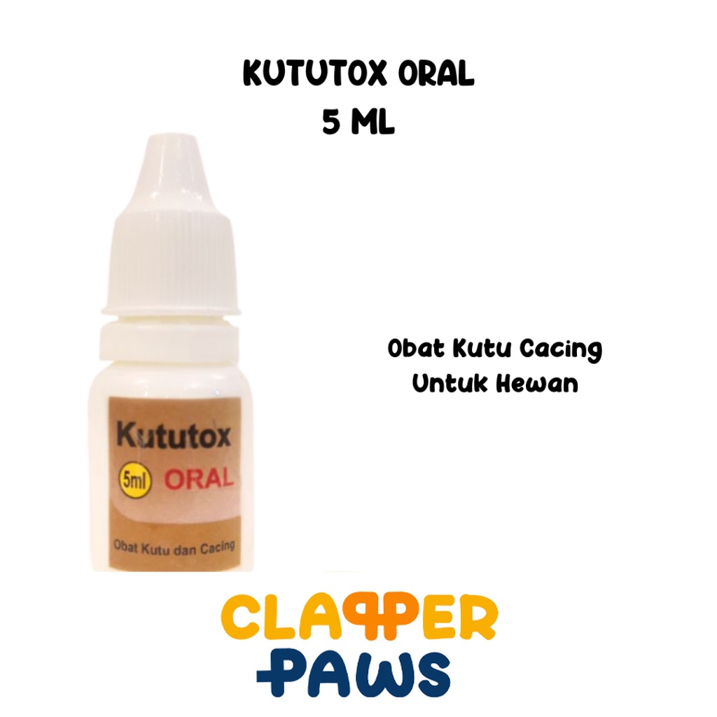Jual KUTUTOX ORAL 5 ml - OBAT KUTU CACING UNTUK HEWAN | Shopee Indonesia