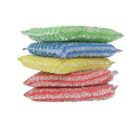 Jual Paket Hemat!! Isi 5 Pcs Spon Busa Cuci Piring Metalik / Spons Cuci ...