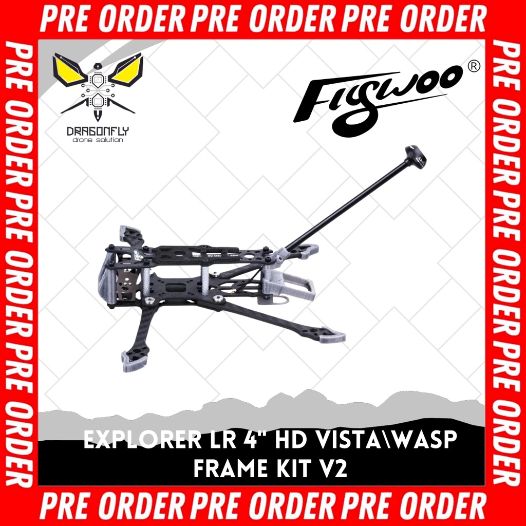 Jual PRE ORDER Flywoo Explorer LR 4'' HD vista\Wasp Frame kit V2 ...