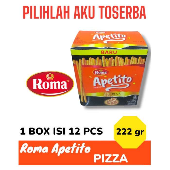 Jual Biskuit Roma APETITO PIZZA Box - ( HARGA 1 BOX ) | Shopee Indonesia