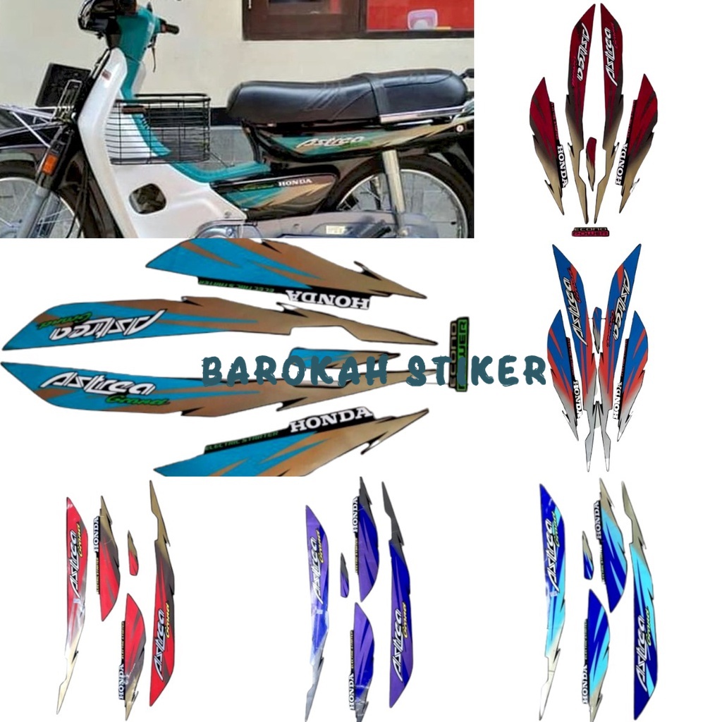 Jual Striping stiker polet list motor Honda Astrea Grand Honda Astrea ...