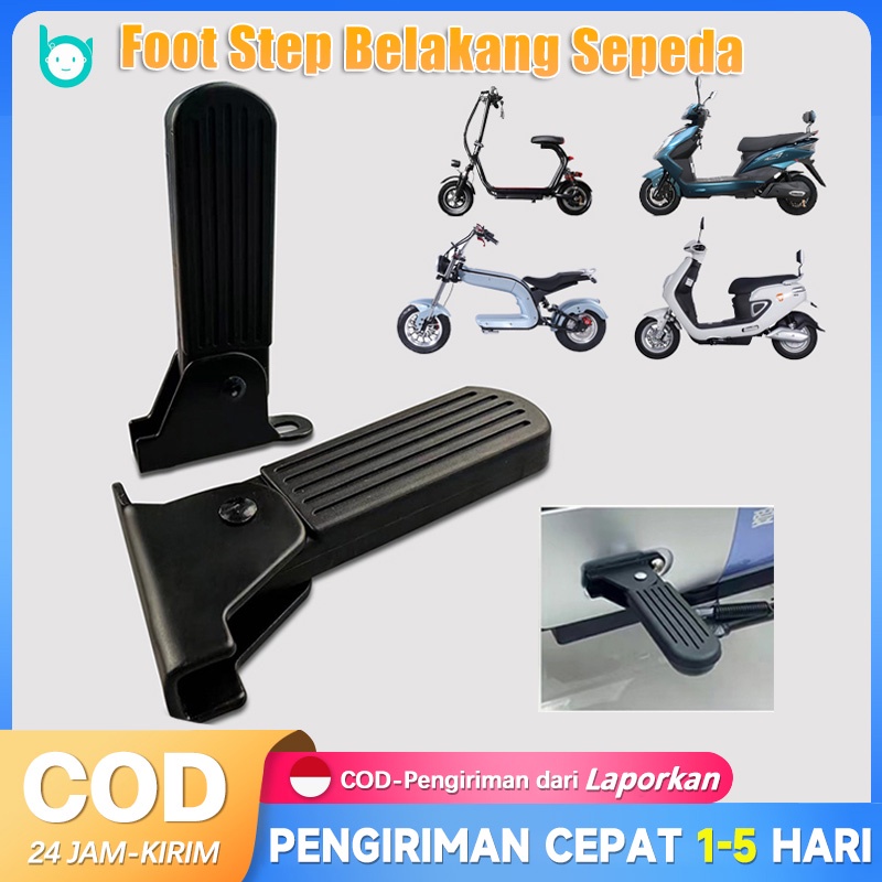 Jual FOOTSTEP FRONT / PIJAKAN KAKI DEPAN UNIVERSAL SEPEDA LISTRIK 1 SET ...