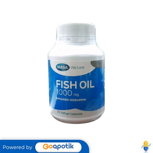 Jual Mega We Care Fish Oil 1000 Mg Botol 30 Kapsul | Shopee Indonesia