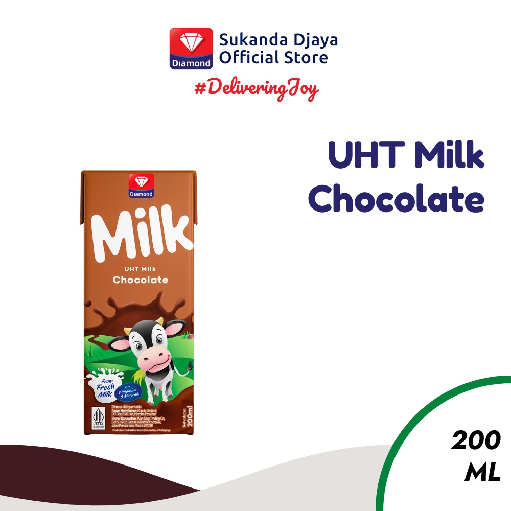 Jual Diamond UHT Milk Chocolate 200 ML | Shopee Indonesia