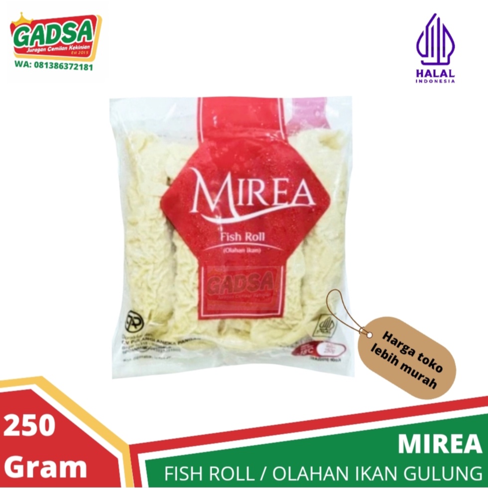 Jual Fish roll Mirea Fishroll Ikan Gulung 250 Gram | Shopee Indonesia