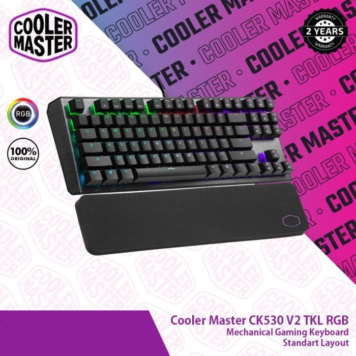 Jual Cooler Master CK530 V2 / CK-530 TKL RGB Mehcanical Keyboard Gaming ...