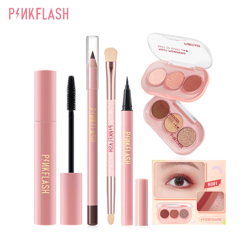 Jual [PAKET HEMAT] PINKFLASH Hottest Makeup set Multiple 4 in 1 ...
