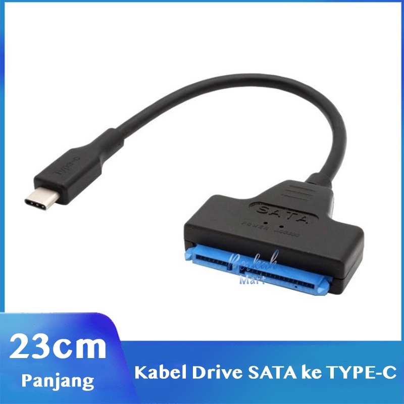Jual SATA To Adapter Type-C Supoort Data Cable 2.5 Inch Hard Drive SSD ...