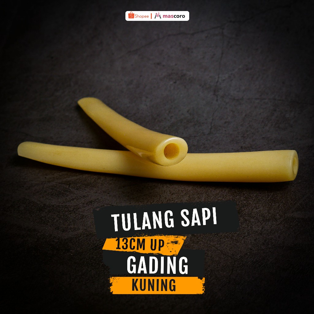 Jual once cangklong pipa tulang sapi tebal premium import warna gading ...