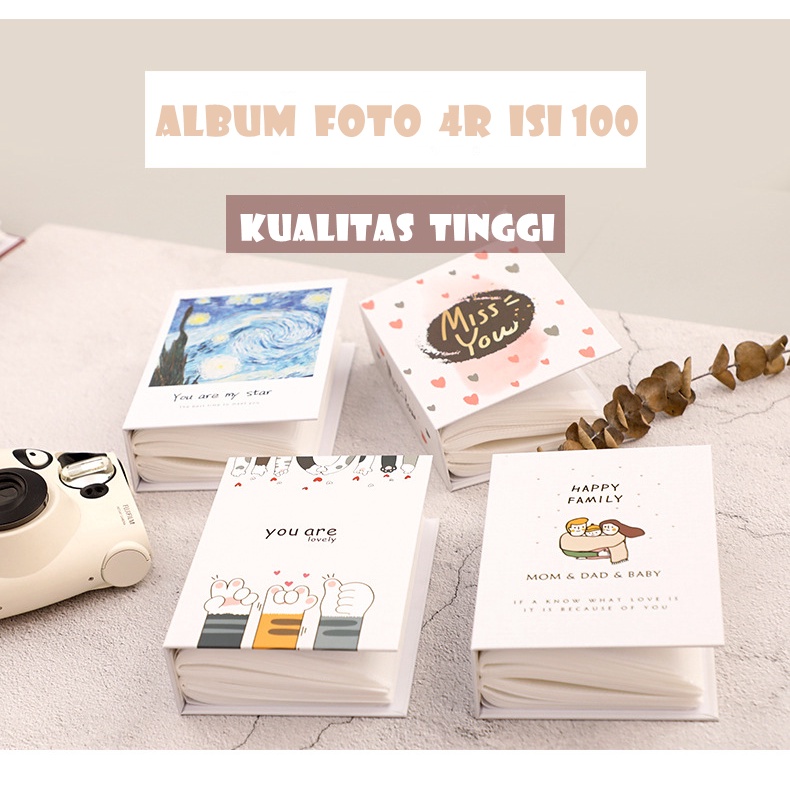 Jual Album Foto 4R CLASSIC Motif (4x6 Inch) 100 foto/Starlight Album ...
