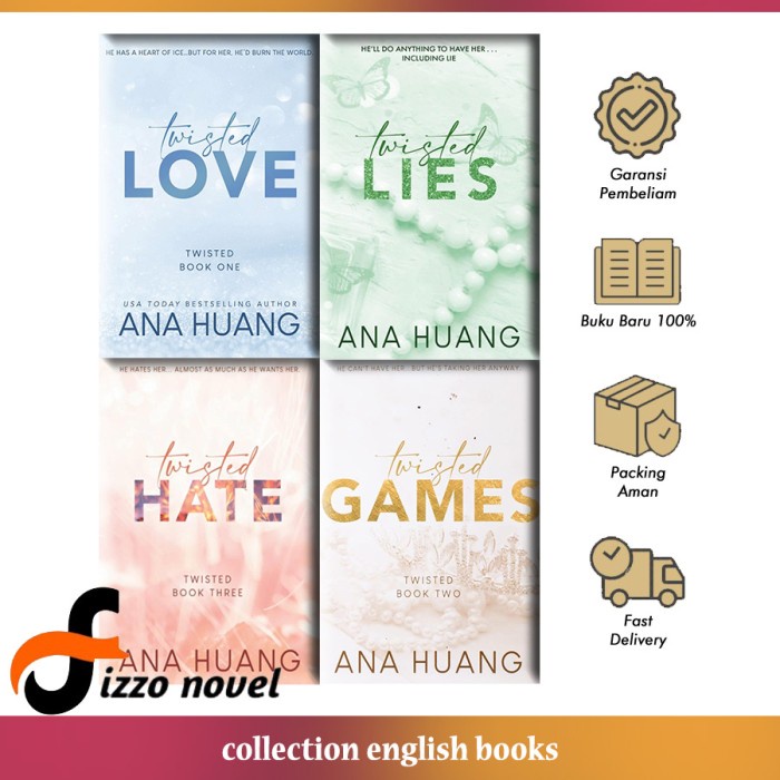 Jual Twisted Love, Lies, Hate, Games (4 book series) by Ana Huang | Shopee Indonesia