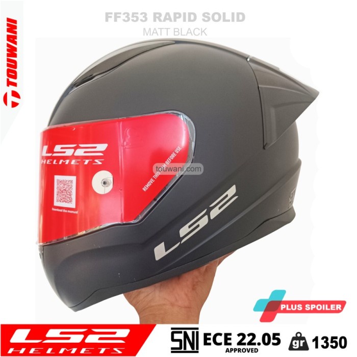 Jual LS2 Helm LS2 FF353 Rapid Solid Matt Black - TERMURAH | Shopee ...