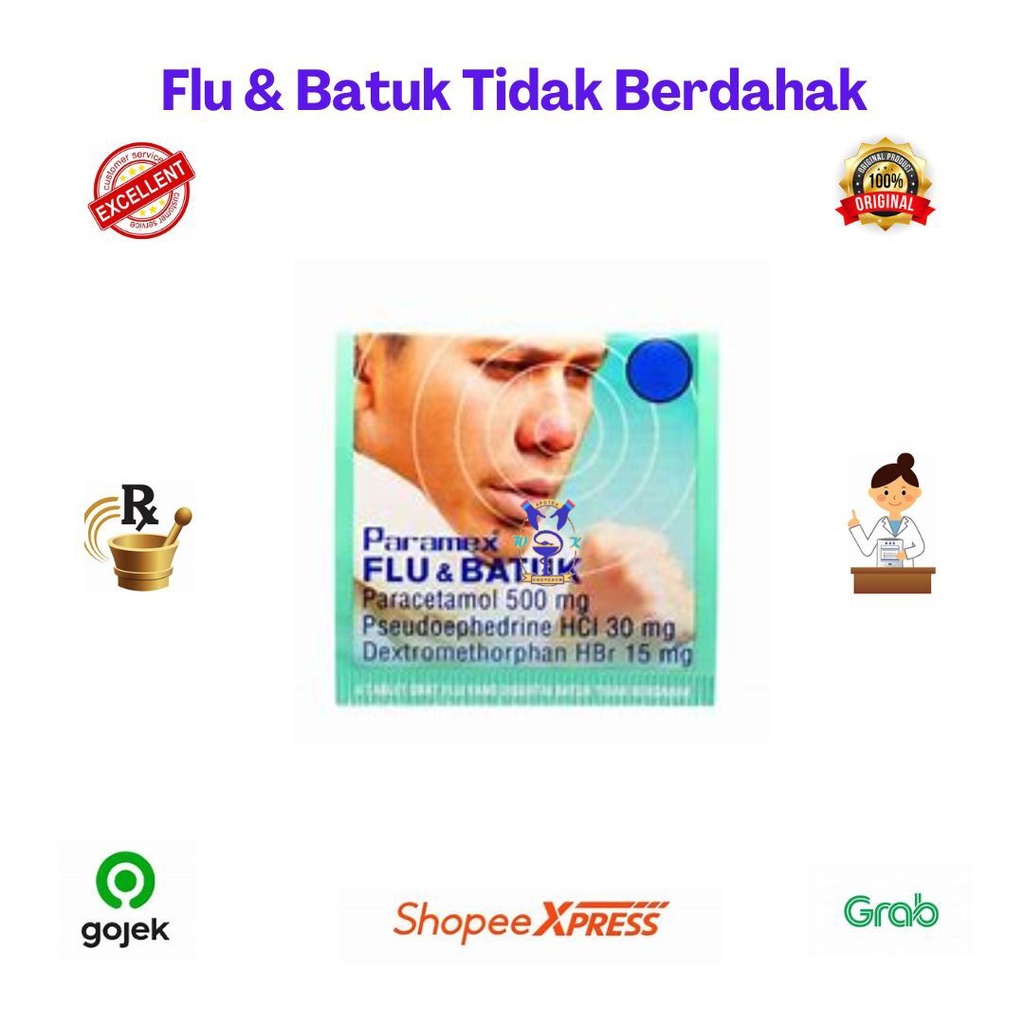 Jual PARAMEX FLU & BATUK TABLET 4S (APOTEK WIJAYA KUSUMA MUNTILAN ...