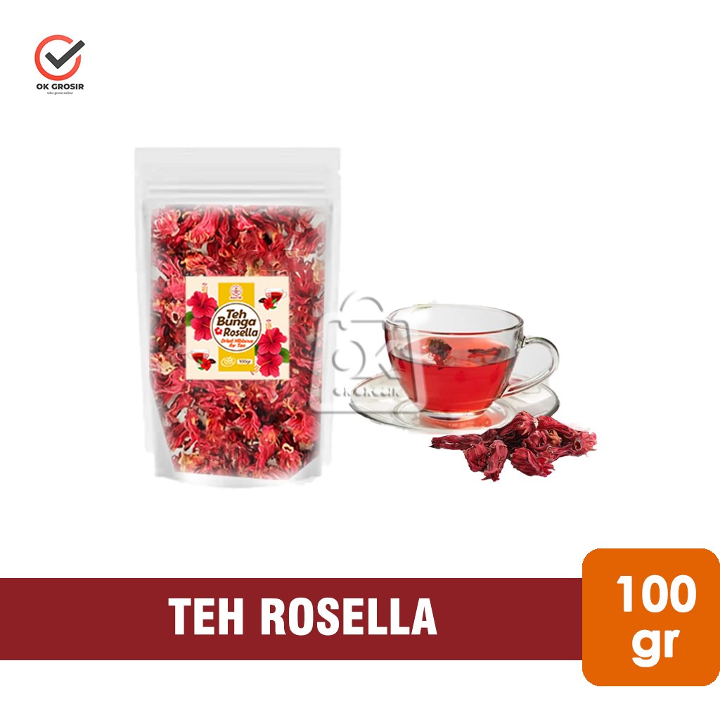 Jual Teh Bunga Rosella Kering / Dried Hibiscus Tea (100 gr) | Shopee Indonesia