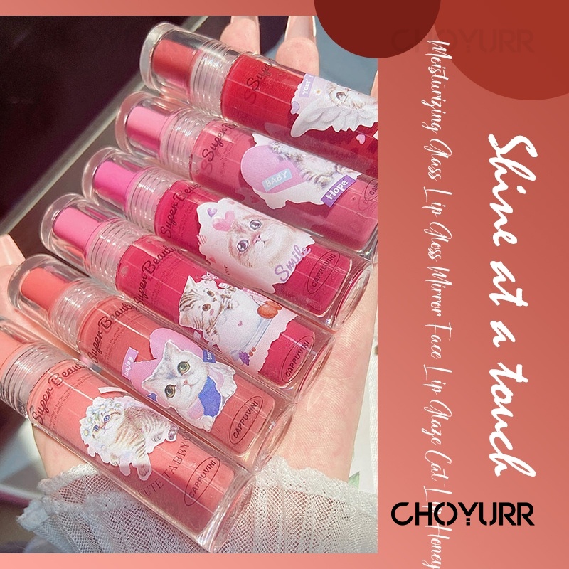 Jual 【COD】 Cappuvini Cat Lipstik Mirror Water Glossy Super Beauty ...