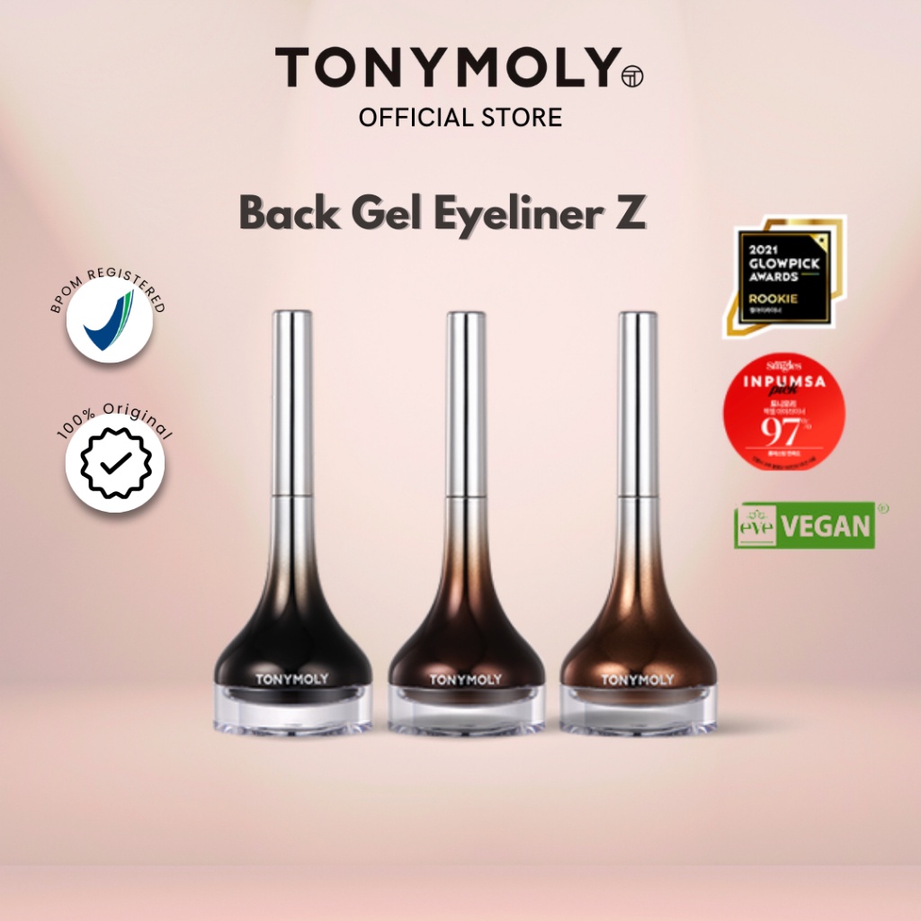 Jual TONY MOLY Back Gel Eyeliner/ Delight Tony Tint/ Back Gel Miracle ...