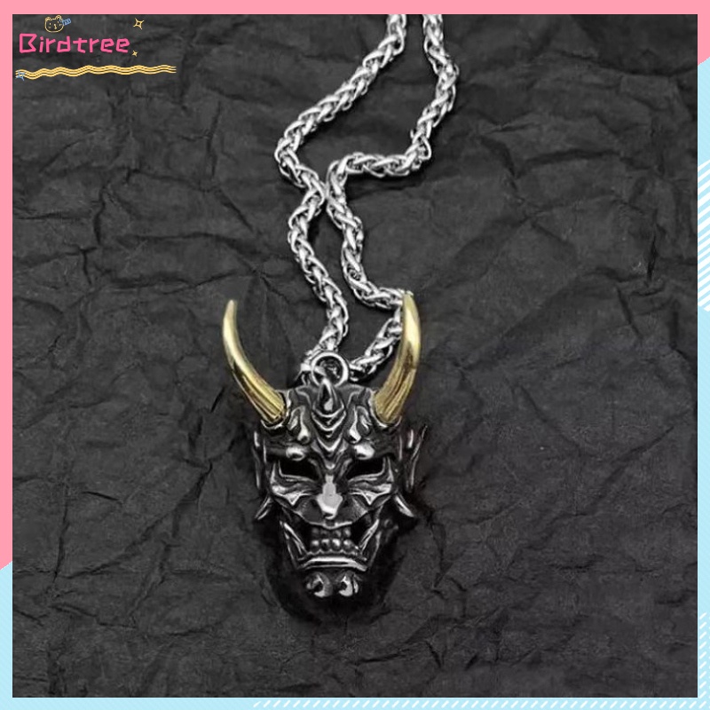 Jual [Readystock ️COD]Kalung Tengkorak Rantai Baja Tahan Karat Liontin ...