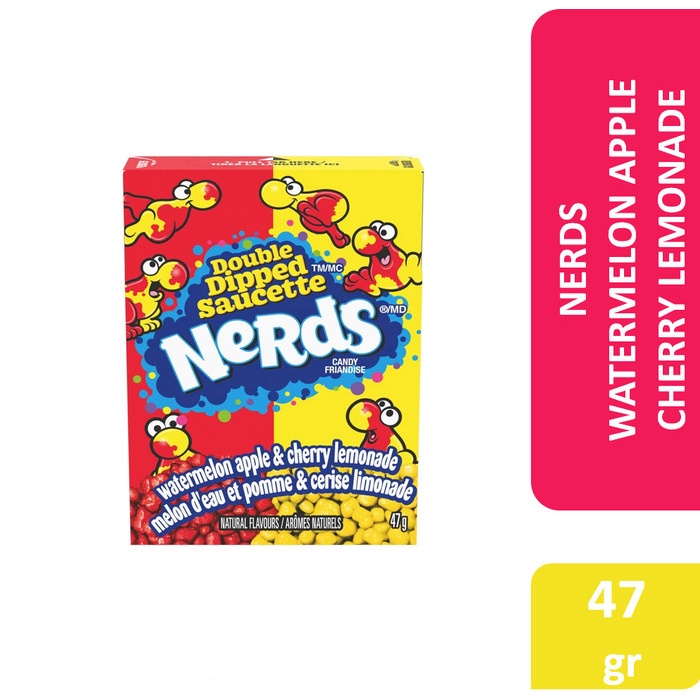 Jual Nerds Watermelon Apple Cherry Lamonade candy Permen Asem / Permen ...