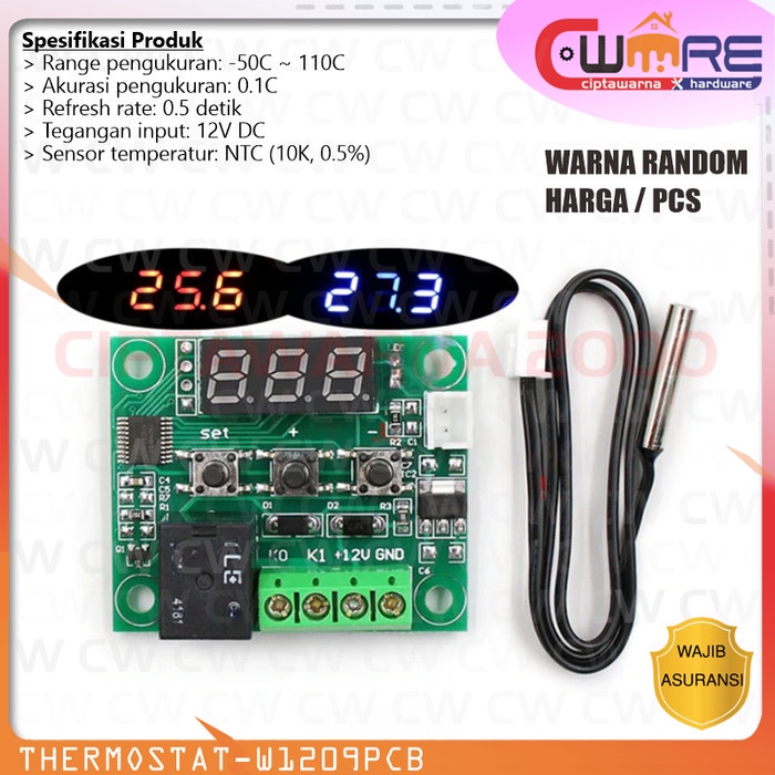 Jual Thermostat Digital Temperature Controller Control Alat pengatur Suhu | Shopee Indonesia