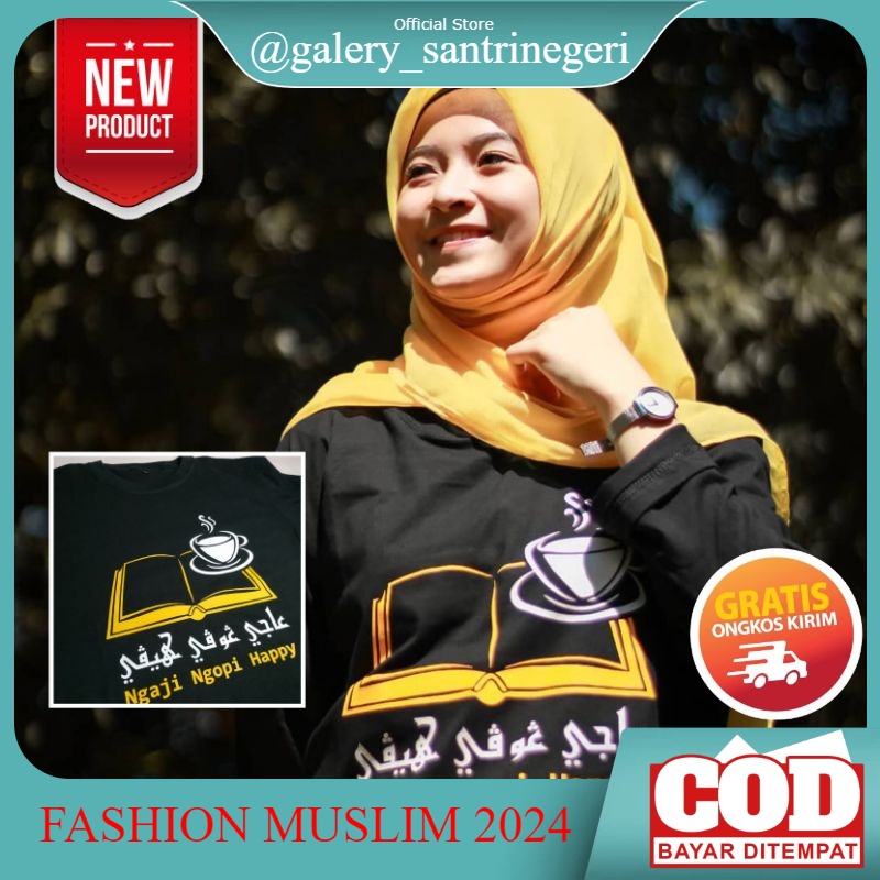 Jual Kaos Santriwati Ngaji Ngopi kaos Santri Putri Kaos Santri Murah ... Jual Kaos Santriwati Ngaji Ngopi kaos Santri Putri Kaos Santri Murah ...