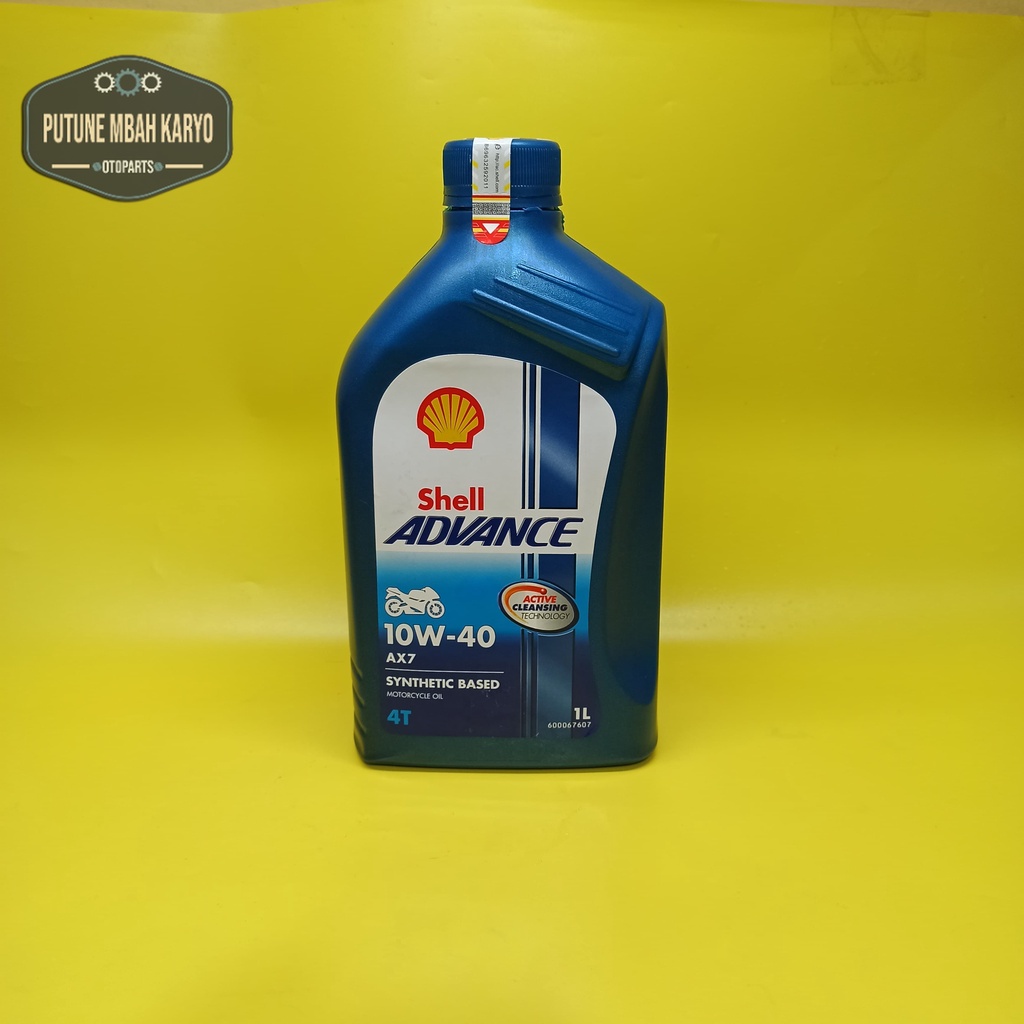 Jual Oli Mesin Shell Advance 4T AX7 10W-40 1L | Shopee Indonesia