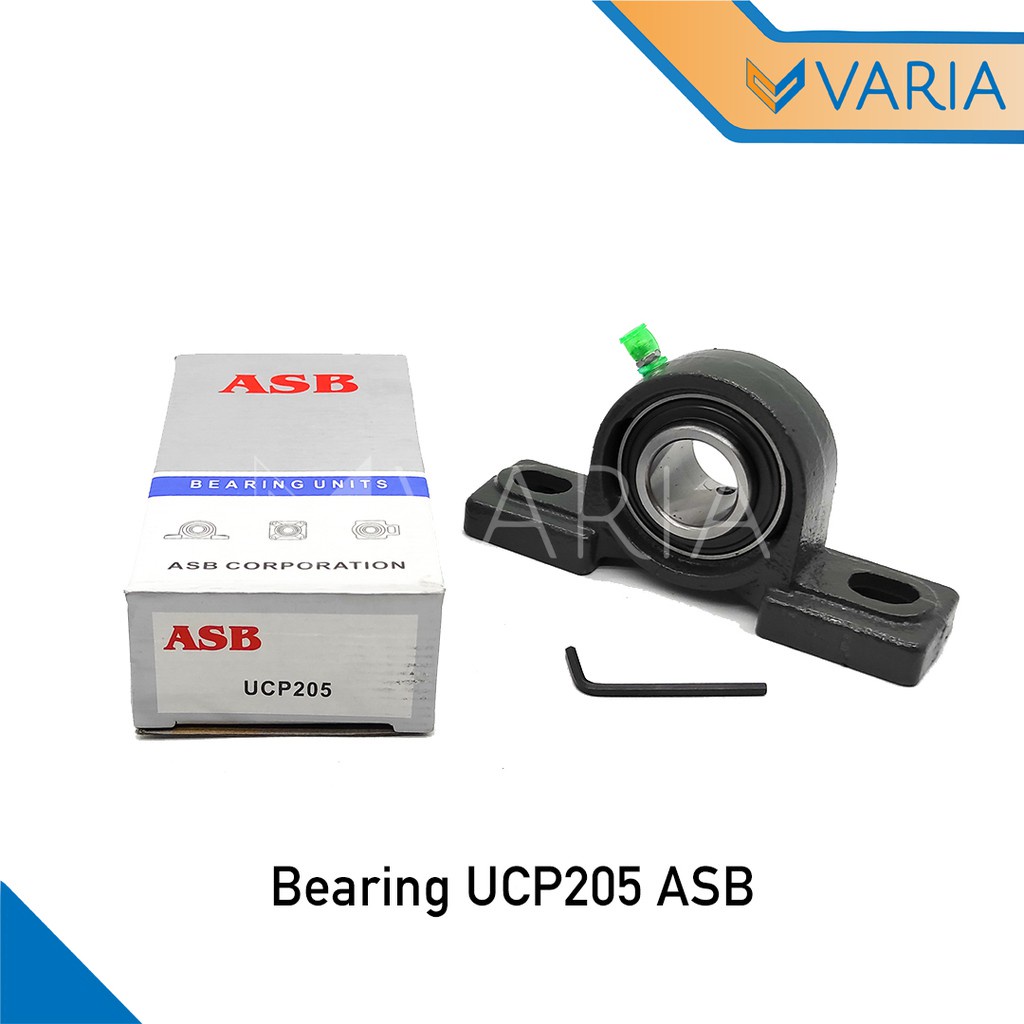 Jual Bearing / Laher Pillow Block Duduk UCP 205 As 25 mm ASB | Shopee Indonesia