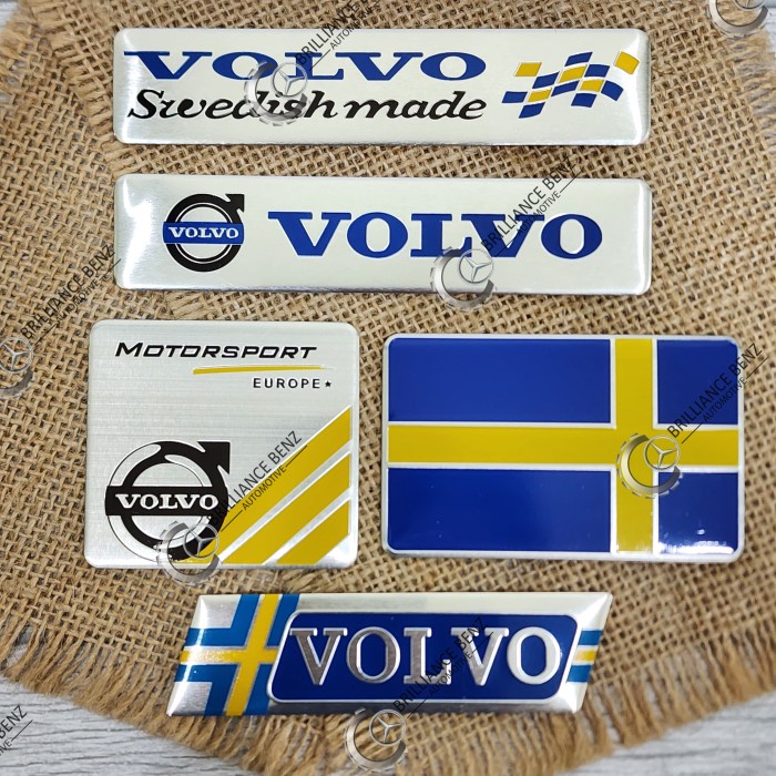 Jual EMBLEM 3D ALUMUNIUM VOLVO MOTORSPORT SWEDISH MADE / STICKER PLAT ...