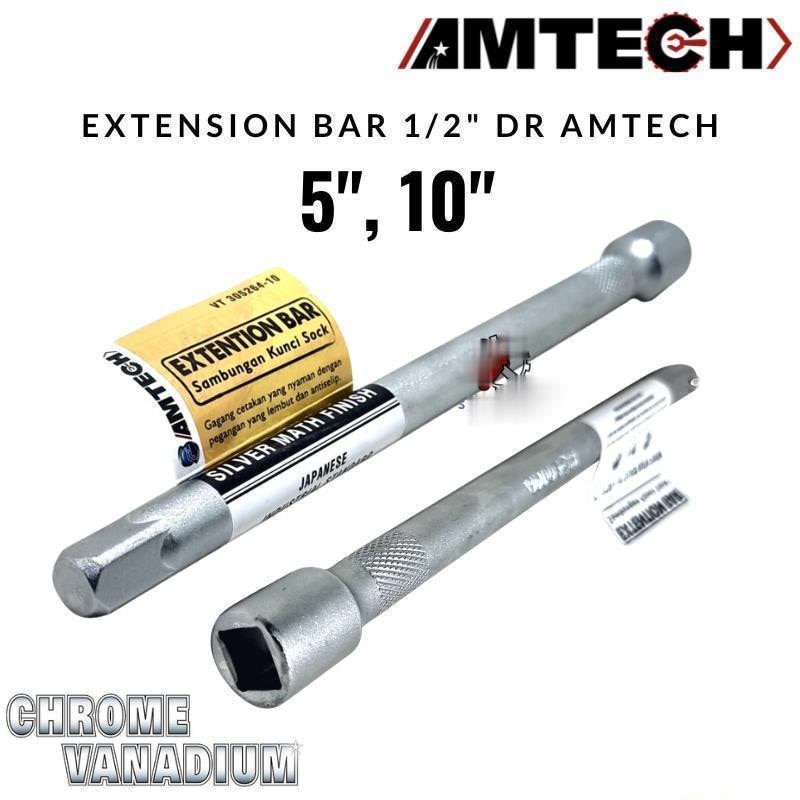 Jual AMTECH EXTENSION BAR 1/2" DR 5 10 INCH / SAMBUNGAN KUNCI SOK ...
