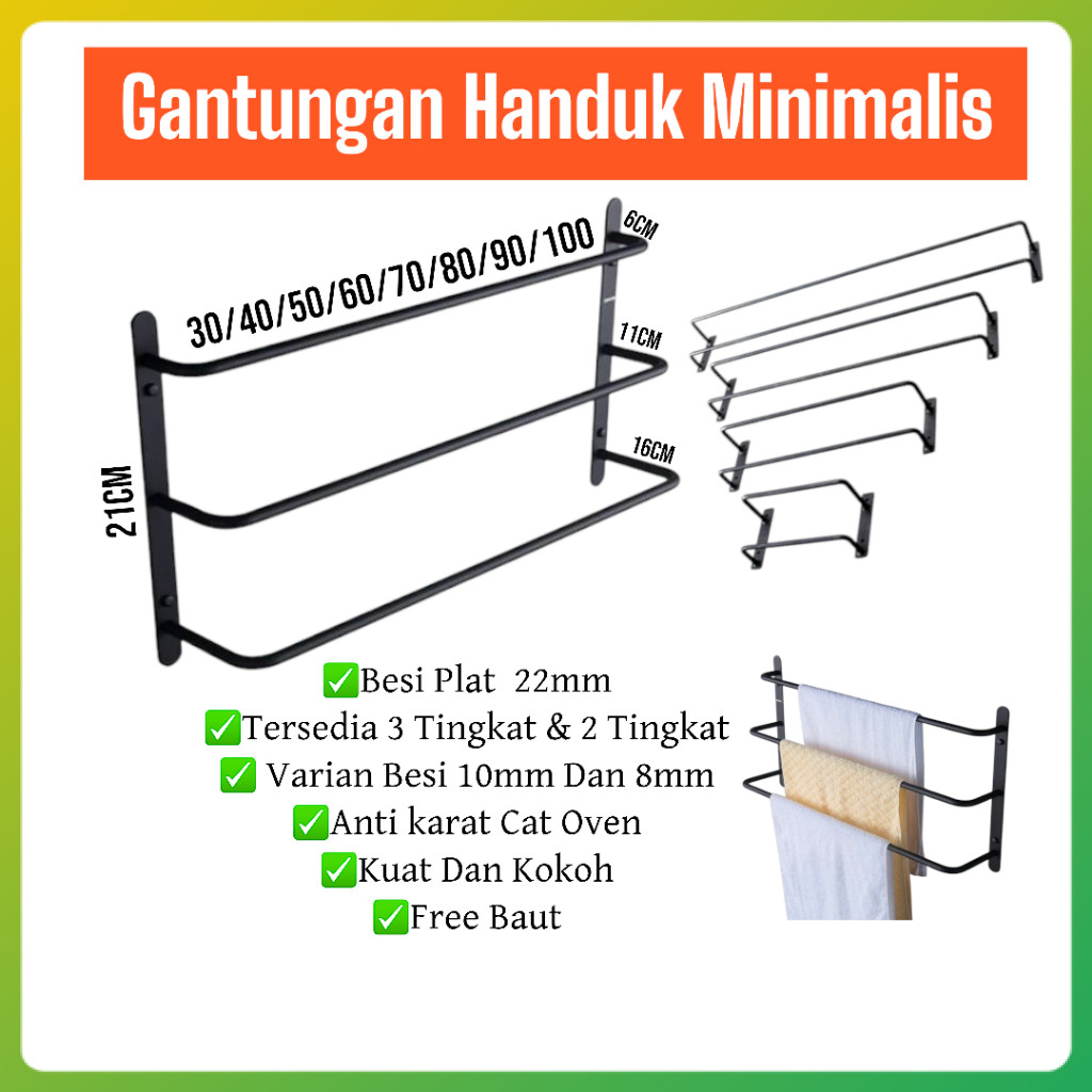 Jual Gantungan Rak Handuk 3 Tier dengan Desain yang Menawan dan ...