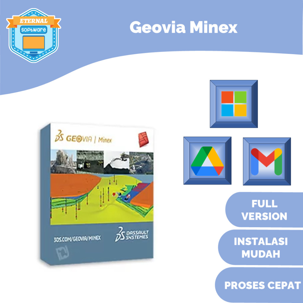 Jual Geovia Minex Full Version Aplikasi Mine Planning Full Lisensi Lifetime PRO | Shopee Indonesia