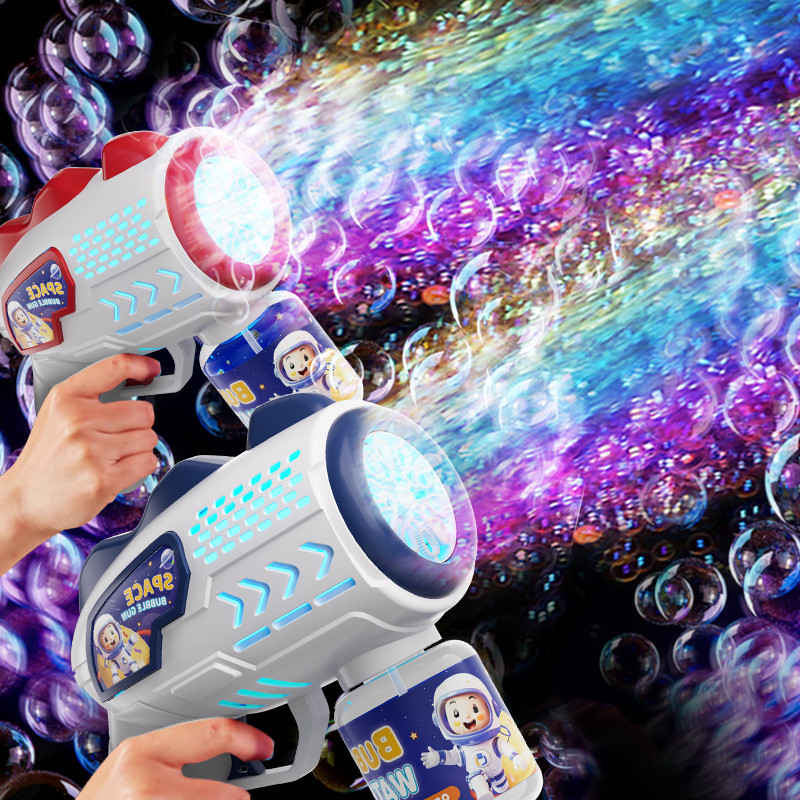 Jual Space Astronauts Fully Automatic Bubble Gun Rocket Bubbles Machine ...