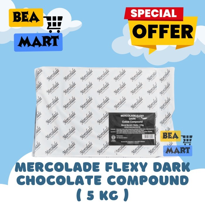Jual Mercolade Flexy Dark Chocolate Compound 5kg | Blok Cokelat ...