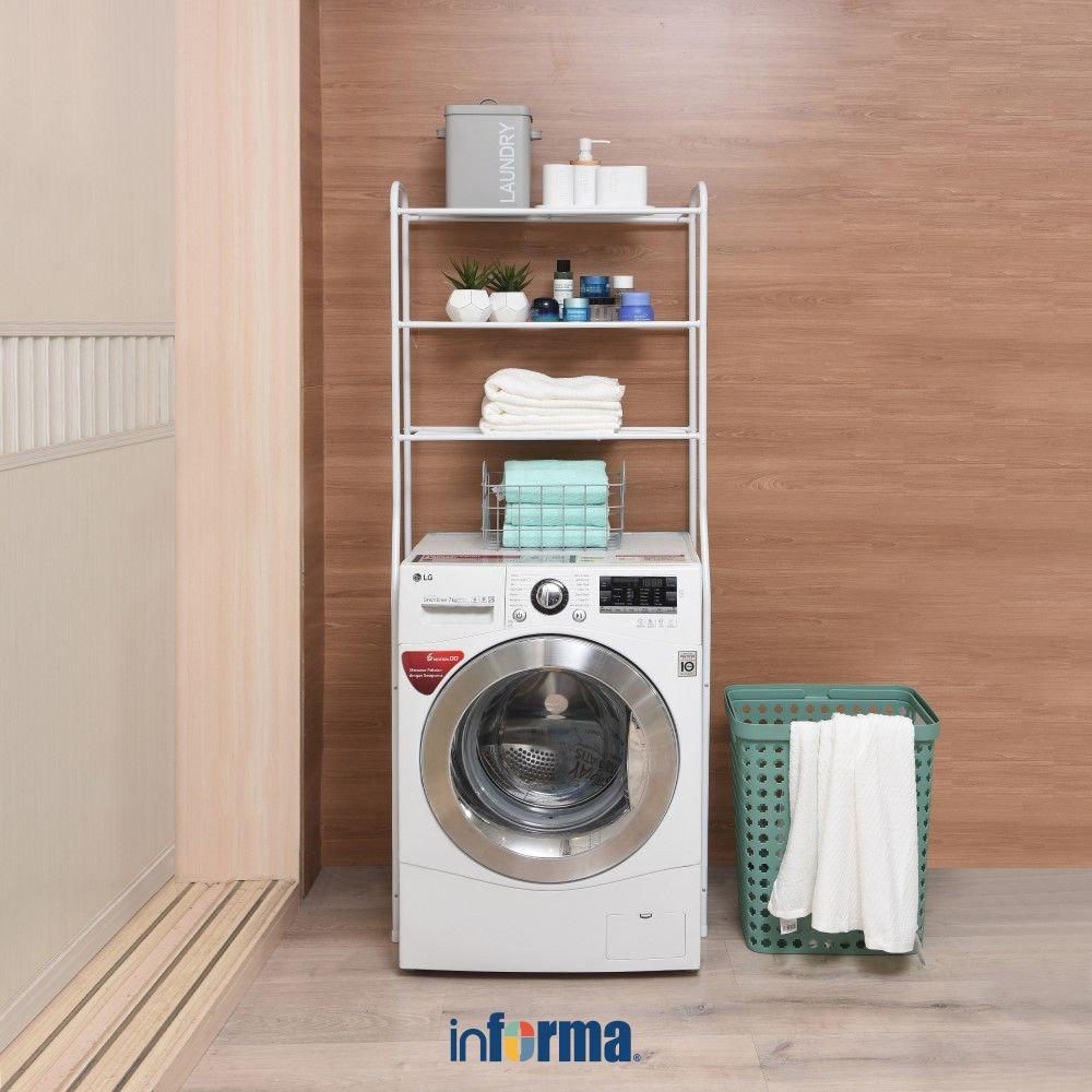 Jual Informa Rak Mesin Cuci 3 Tingkat - Putih Washing Machine Rack ...