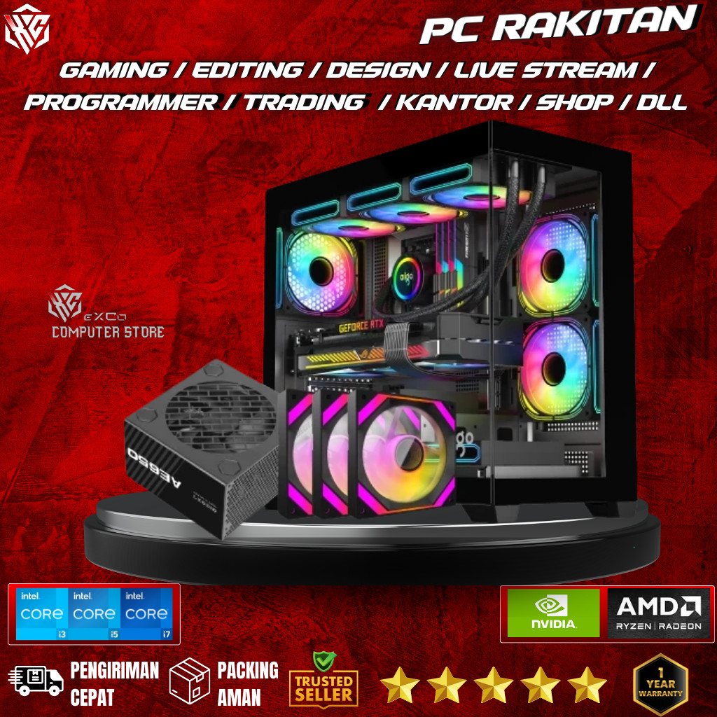 Jual PC Rakitan ECS - Intel Core i3 GEN 12 - RAM 32GB - SSD NVMe 500GB ...