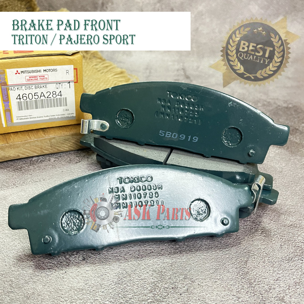 Jual BRAKE PAD FRONT KAMPAS REM DEPAN MITSUBISHI PAJERO TRITON 4605A284 ...