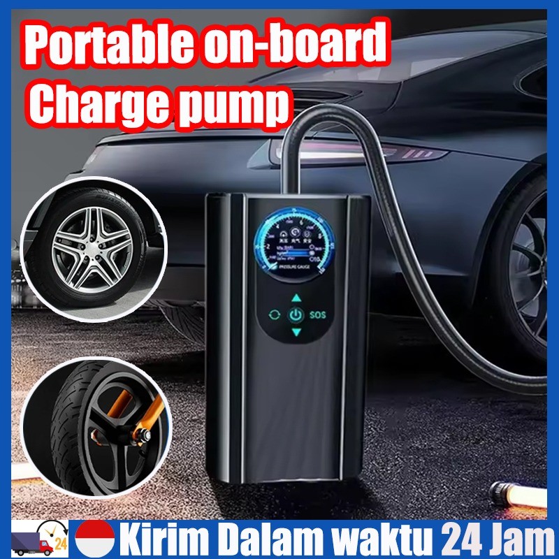 Jual 【Stok Siap】Charge Pump Pompa Ban Motor Dan Mobil Electric Portable ...