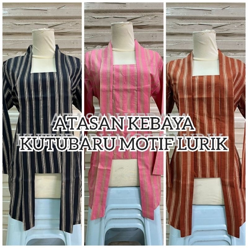 Jual LURIK GHEYA||ATASAN KEBAYA KUTUBARU MOTIF LURIK/KEBAYA WANITA MODERN/KEBAYA ACARA FORMAL ...