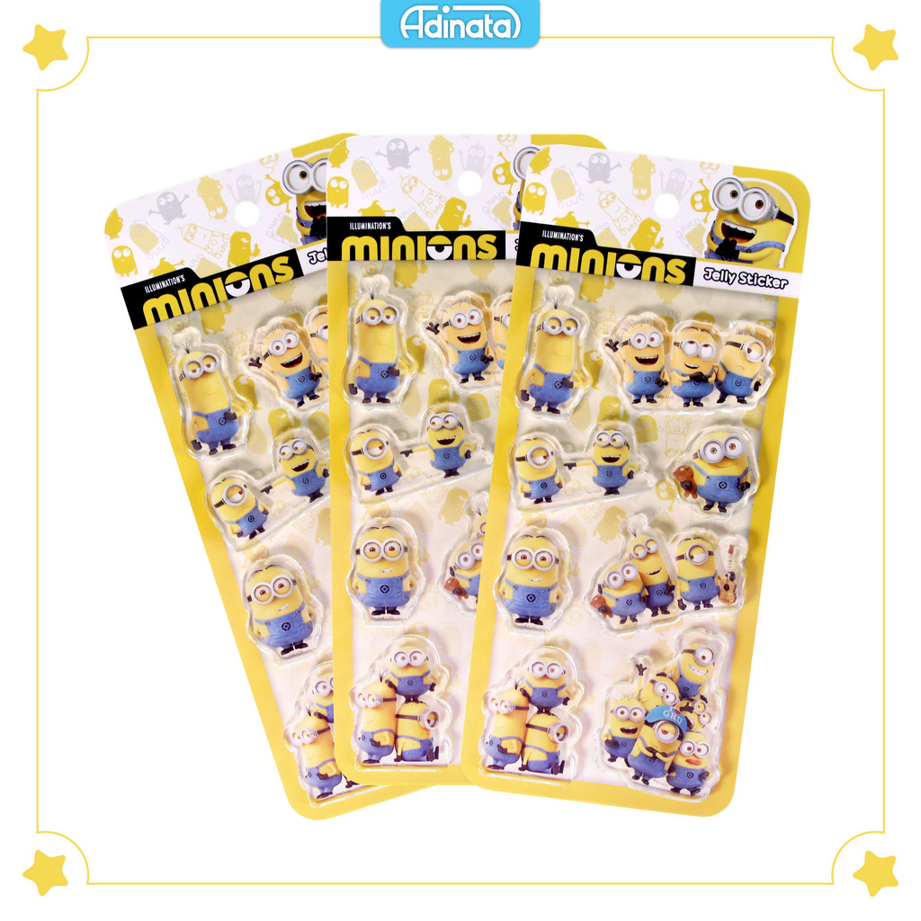 Jual Minion Jelly Stickers 2534-6106 - Adinata / Sticker | Shopee Indonesia