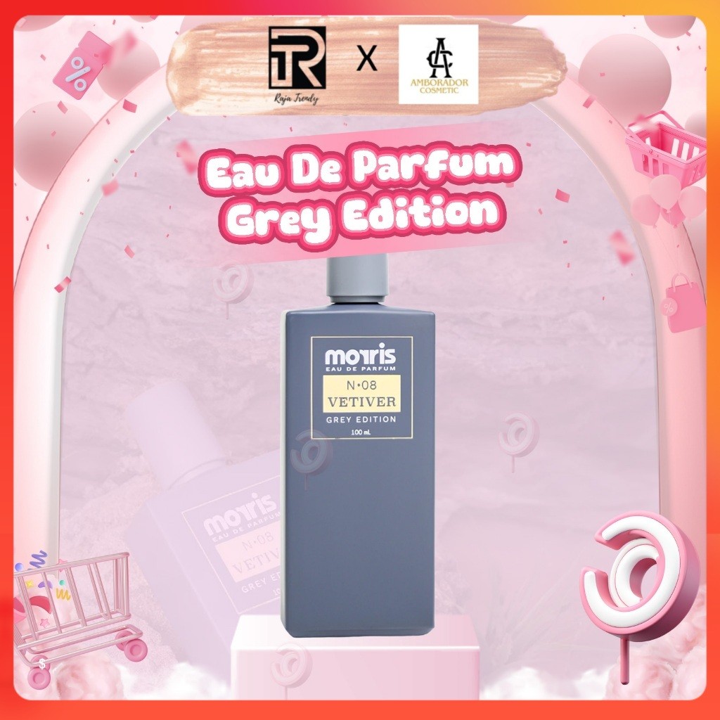 Jual MORRIS - EAU DE PARFUM GREY EDITION N-08 VETIVER ( 100 ml ...