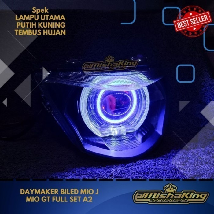 Jual PROMO SHOPEE TERMURAH BILED DAYMAKER Daymaker biled mio J kode A2 full set reflektor ...