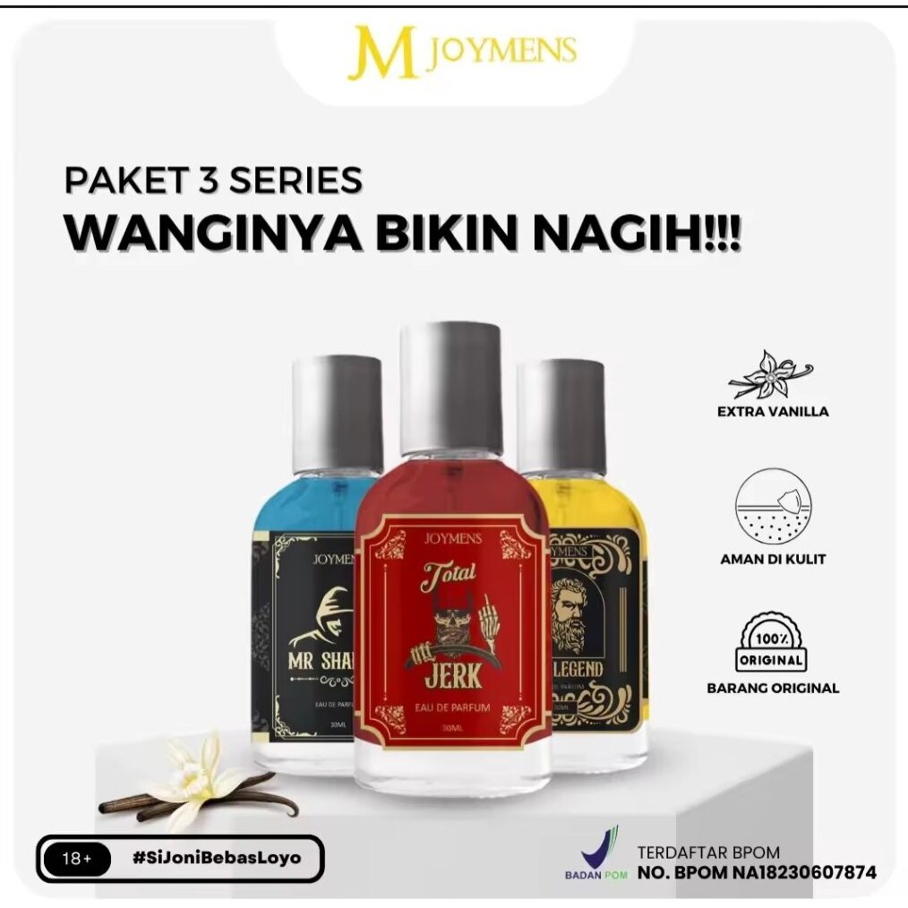 Jual PARFUM JOYMENS SERIES EXLUSIVE 3 AROMA PREMIUM 30ml | Shopee Indonesia