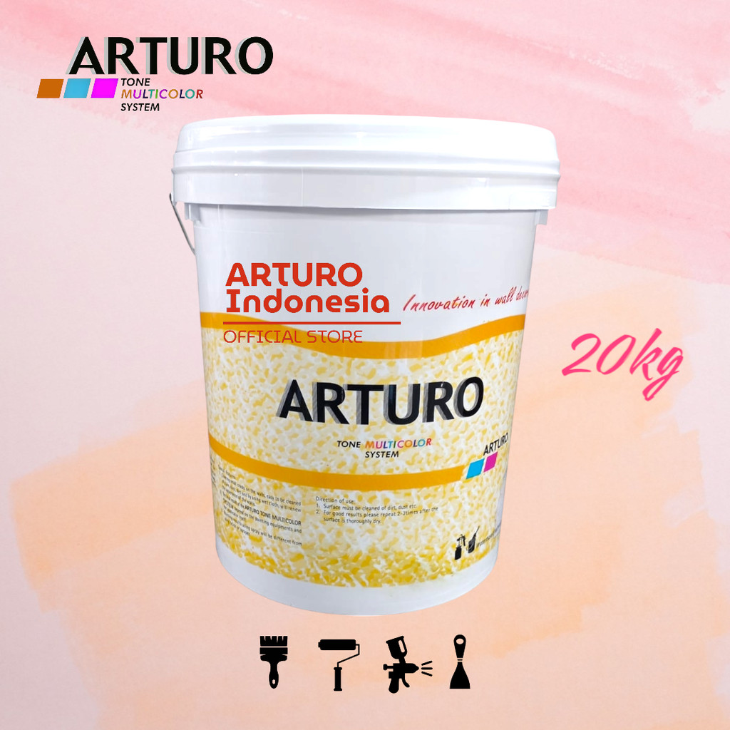 Jual ARTURO Type Urban Stone Pail 20kg Cat Dinding Tembok Texture ...